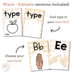 Alphabet Posters Bundle, ABC + ASL + Auslan Alphabet Posters, Daisy ...