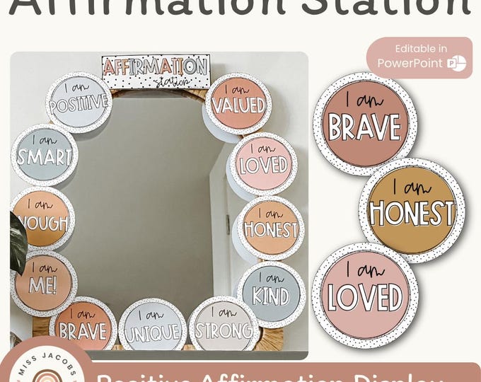 You Are Capable of AMAZING Things | Inspirational Mirror Quote Stickers ...