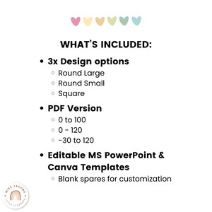 Classroom Number Line Display With Negatives | PASTELS - Etsy