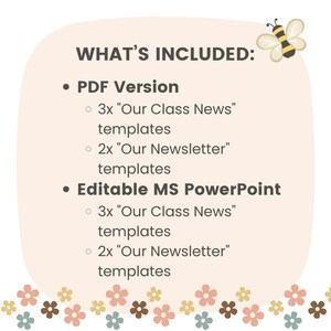 Editable Classroom Newsletter Template | Daisy Gingham Neutrals ...