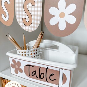 Daisy Gingham Classroom Decor Bundle Editable - Etsy