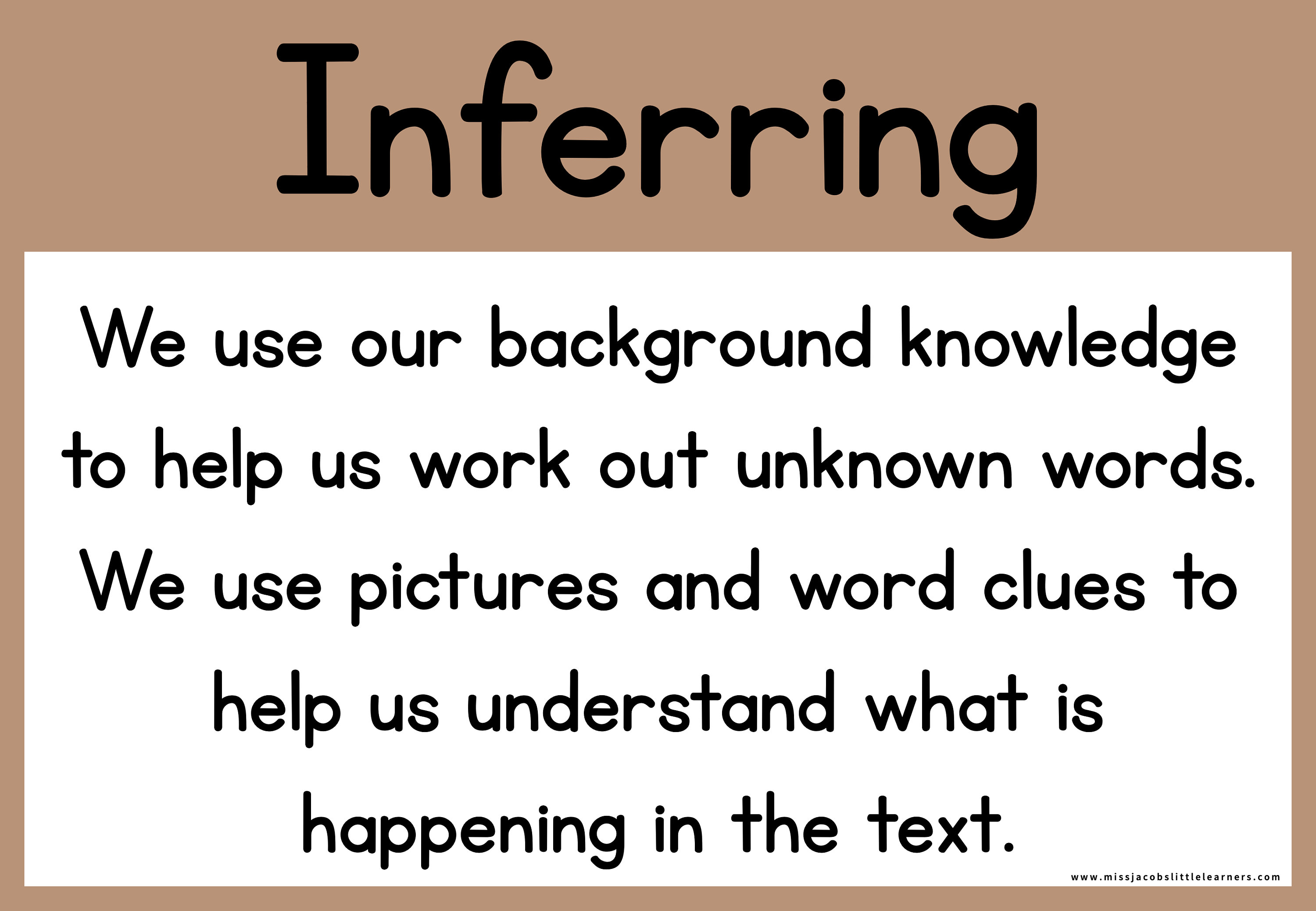 Comprehension Strategy Posters BOHO VIBES Desert Neutral | Etsy