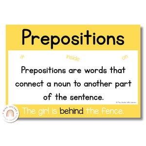 CUTESY English Classroom Posters Bundle (set of 12), Prek to Grade ...