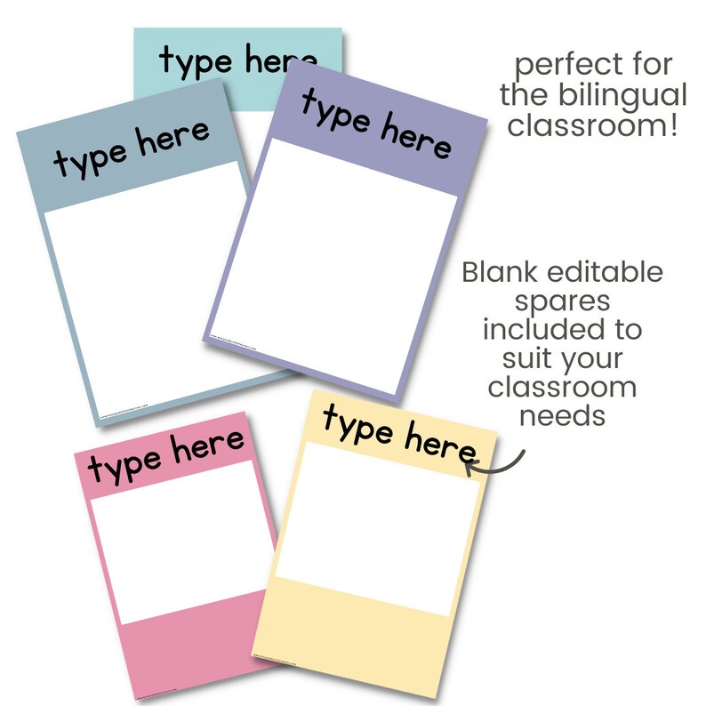 Place Value Display Posters PASTELS - Etsy