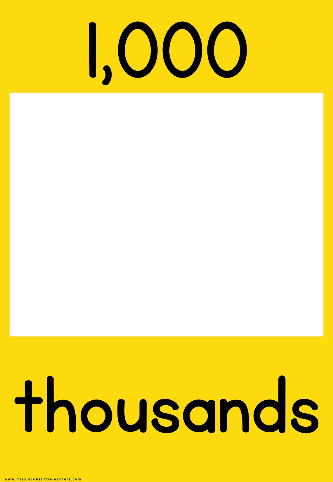 Place Value Display Posters RAINBOW BRIGHTS - Etsy