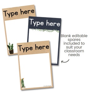 BOHO PLANTS Math Posters Bundle Rustic Classroom Decor - Etsy