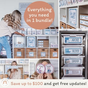 Cute Sea Life Classroom Decor Bundle | Under the Sea Theme | Editable ...