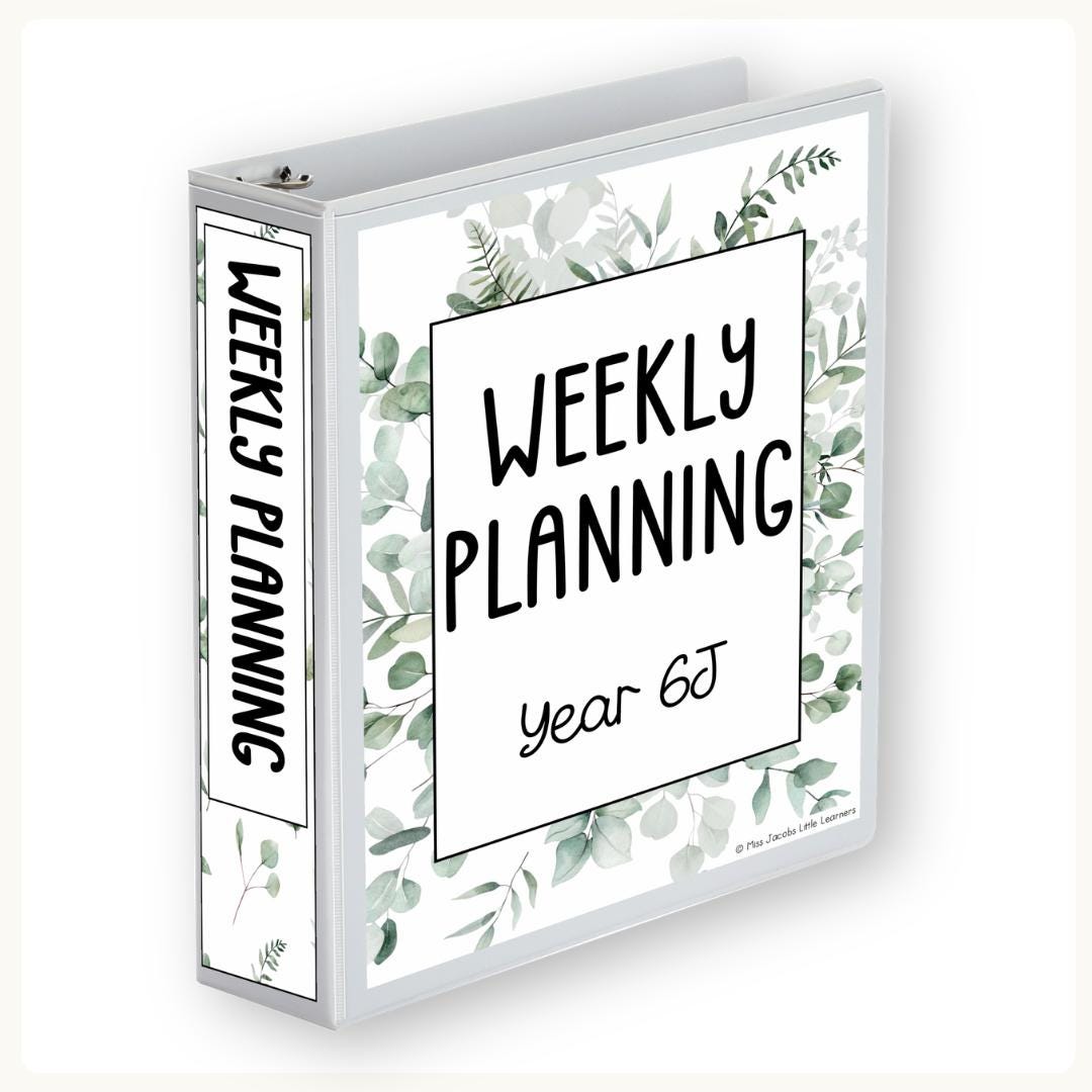 Editable Binder Covers & Spine Labels, Teacher Organization Set ...