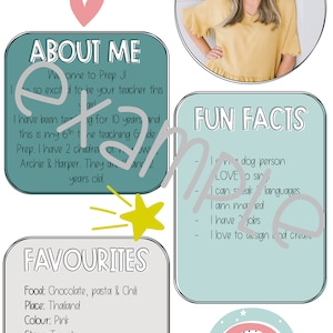 MODERN RAINBOW Meet the Teacher | Editable | Calm Colors Classroom ...