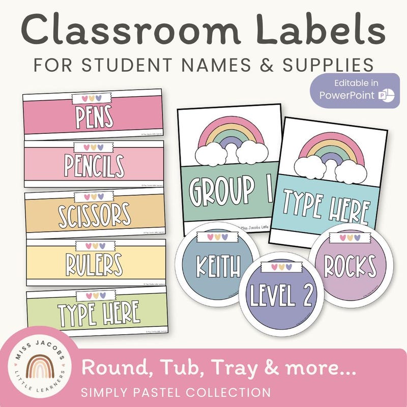 Bin Labels - Etsy