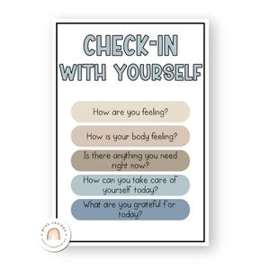 Calm Down Corner Kit, Social Emotional Calm Down Posters, Self ...