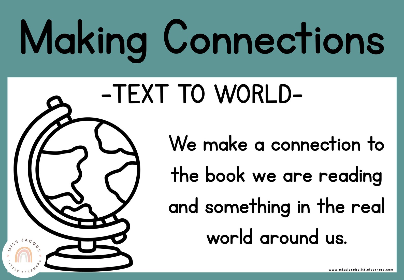 CALM COLORS Comprehension Strategy Posters | English Posters | Modern ...