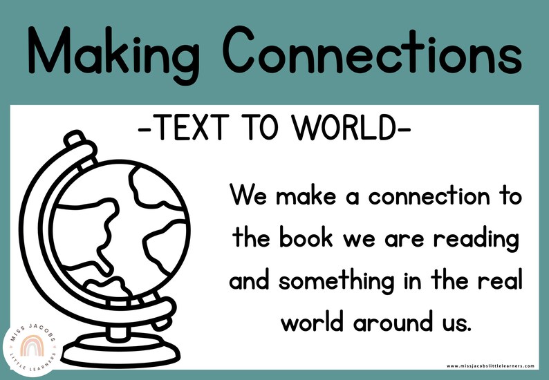 CALM COLORS Comprehension Strategy Posters | English Posters | Modern ...