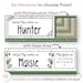 Student Desk Name Tags With Goals, Editable Farmhouse Desk Mats With ...