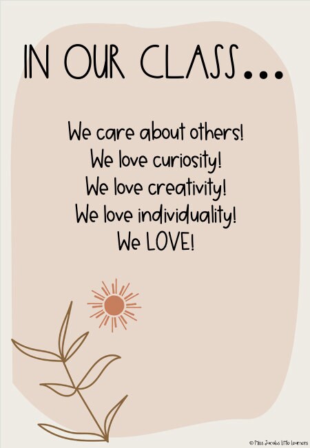 BOHO VIBES Editable Classroom Posters | Desert Neutral Classroom Decor ...