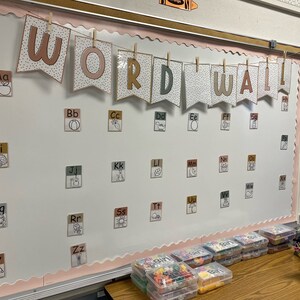 Alphabet Posters | SPOTTY BOHO Classroom Decor | Editable - Etsy