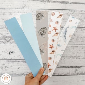 Bulletin Board Borders | Modern Ocean Classroom Decor | Printable ...