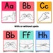 Auslan Alphabet Posters | RAINBOW BRIGHTS | With and Without Spots - Etsy