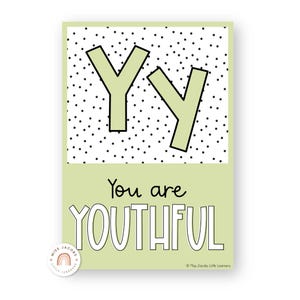 Spotty Pastel Affirmation Alphabet Posters, Rainbow Affirmations for ...