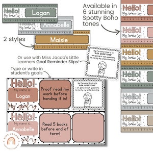 SPOTTY BOHO Classroom Decor Bundle Boho Classroom Decorations Boho ...