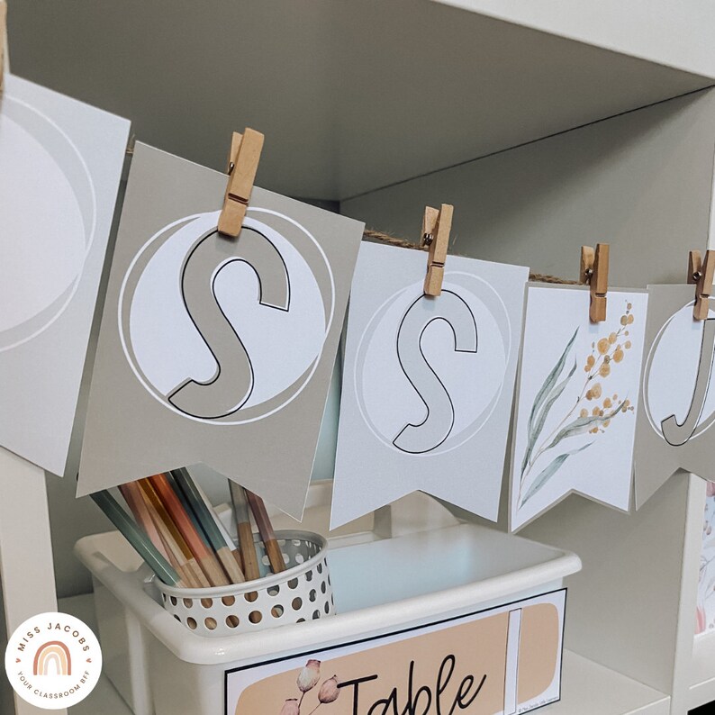 Bunting & Display Banners AUSTRALIANA Classroom Decor - Etsy