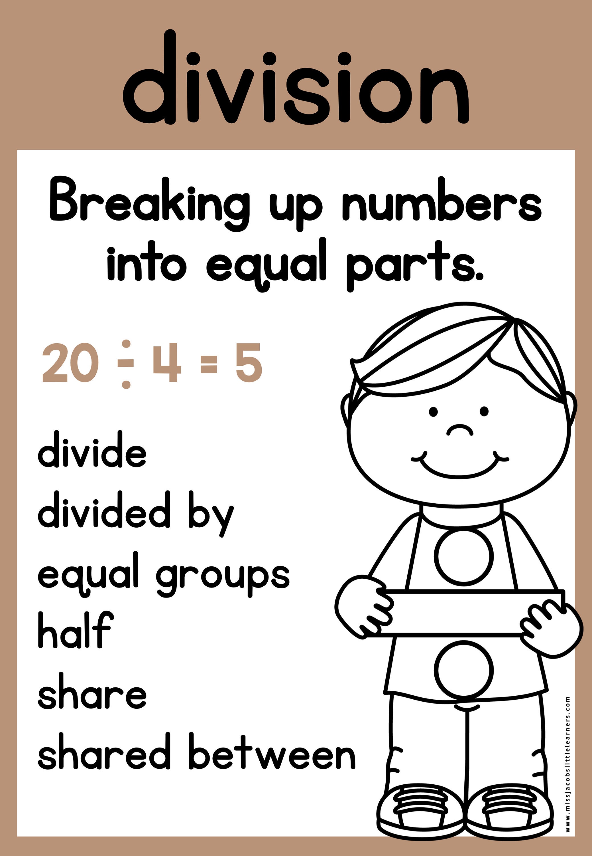 DESERT NEUTRAL Math Operation Posters Boho Vibes Classroom | Etsy