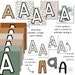 Bulletin Board Lettering Pack | EDITABLE | Modern Jungle Classroom ...