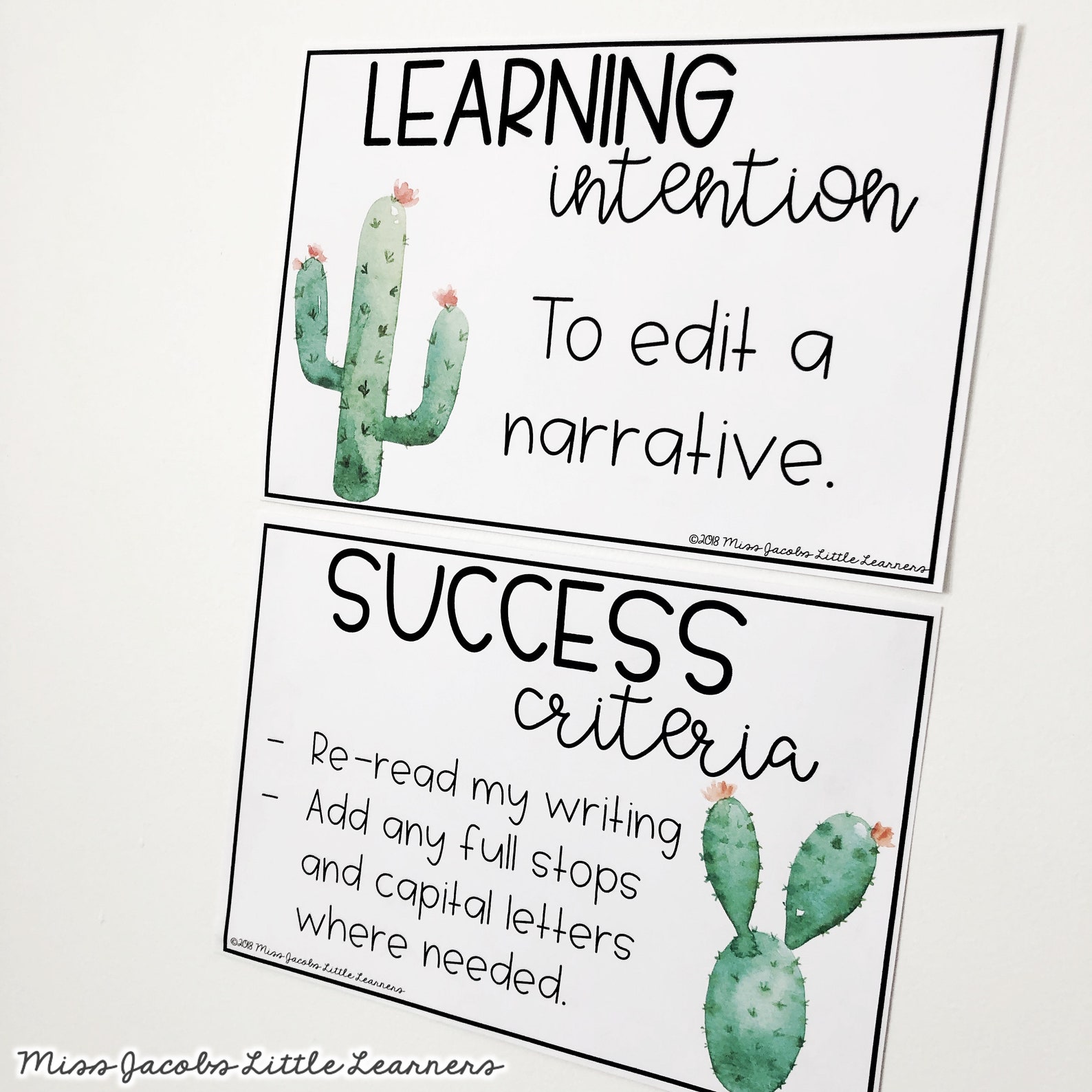 CACTUS and Succulent Classroom Decor Bundle - Etsy