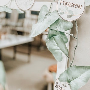 BOTANICAL Greenery Classroom Decor Bundle Editable Modern Farmhouse ...