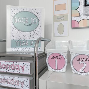 Binder Covers and Spines | SPOTTY PASTELS Classroom Decor | Editable - Etsy