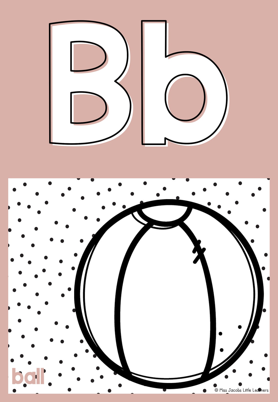 Alphabet Posters SPOTTY BOHO Classroom Decor Editable - Etsy