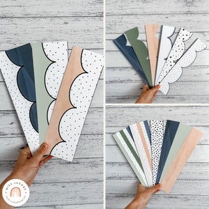 Bulletin Board Borders | Boho Plants Calm Classroom Decor | Printable ...