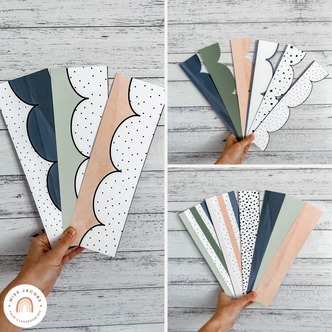 Bulletin Board Borders | Boho Plants Calm Classroom Decor | Printable ...