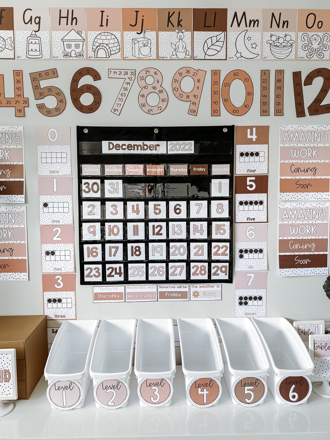 Alphabet Posters SPOTTY NEUTRALS Classroom Decor Editable - Etsy