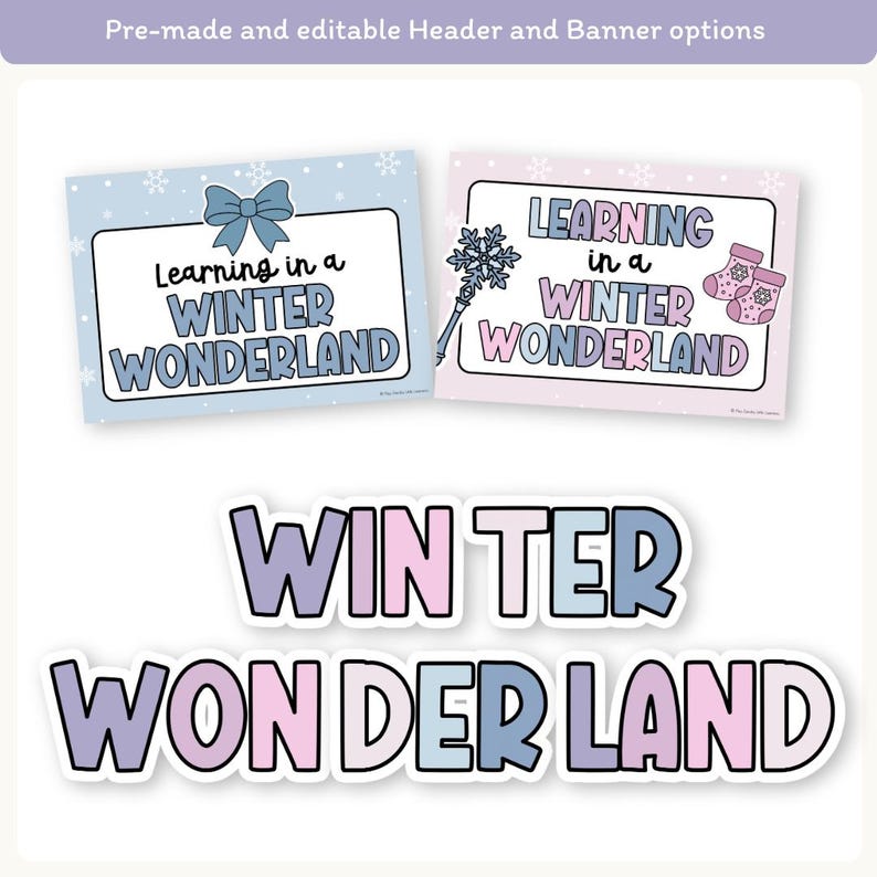 Winter Bulletin Board Kit With Craft, Winter or January Classroom Theme ...