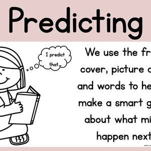 CALM COLORS Comprehension Strategy Posters | English Posters | Modern ...