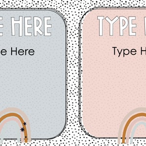 Boho Rainbow Daily Morning Teacher Slides With Timers, Editable Neutral ...