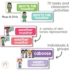 Simple Brights Classroom Decor Bundle | EDITABLE - Etsy