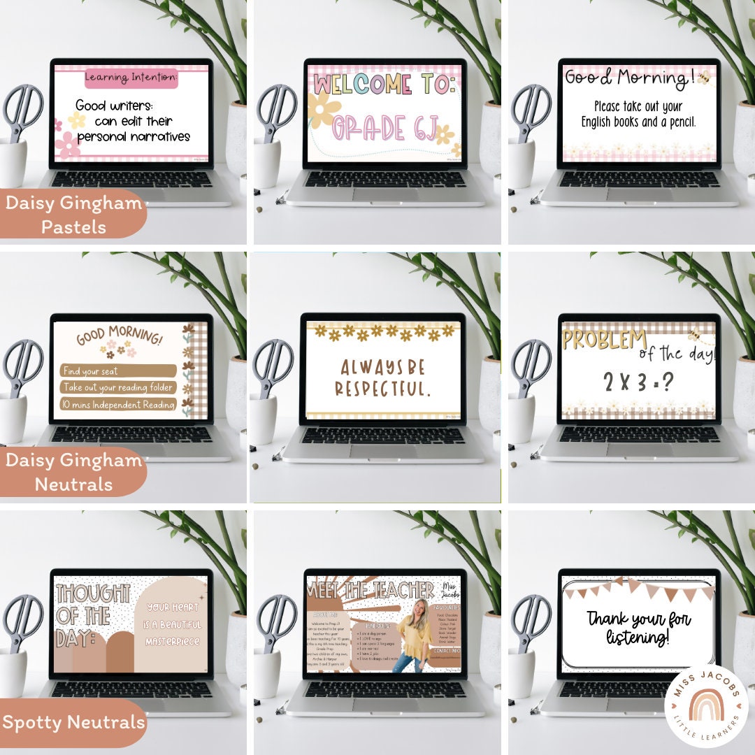 Morning Meeting Google Slides Mega Bundle With Timers, Editable ...