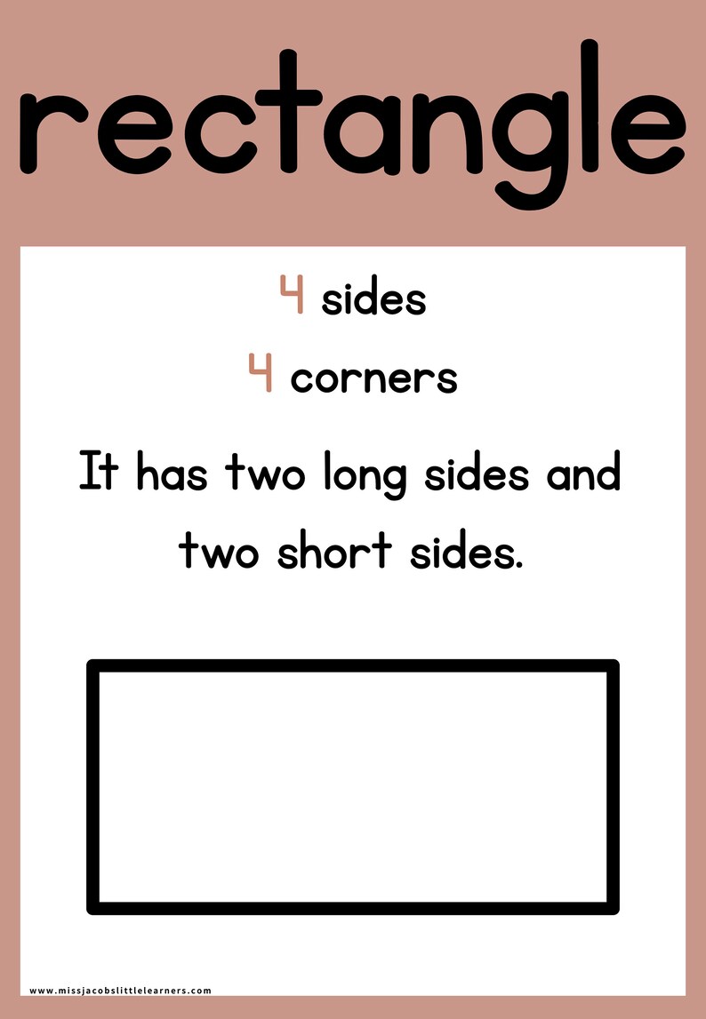 DESERT NEUTRAL Shape Posters | Boho Vibes Classroom Decor - Etsy