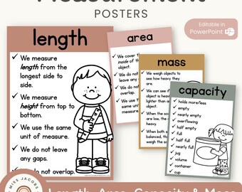 NEUTRAL Measurement Posters | Boho Neutral Color Palette | Neutral ...