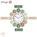 Clock Labels for Classroom, Minute Numbers & Time Phrases, Editable ...