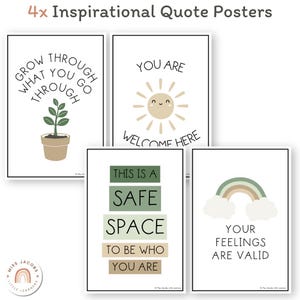 Botanical Calm Down Corner Posters, Calm Down Kit, Calm Therapy Poster ...