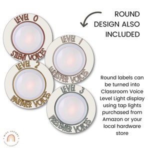 Boho Vibes Voice Noise Level Display | EDITABLE Classroom Teacher ...