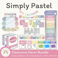 Groovy Sunshine Classroom Decor Bundle Boho Sun Theme Printable ...