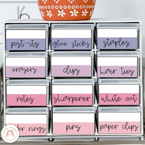 PASTELS Classroom Decor Bundle | Muted Rainbow Decor | Editable - Etsy