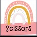 MODERN RAINBOW Classroom Labels | Editable | Calm Colors Classroom ...
