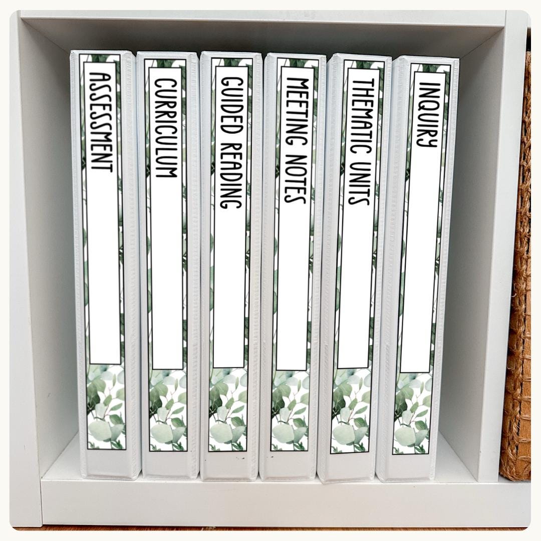 Editable Binder Covers & Spine Labels, Teacher Organization Set ...