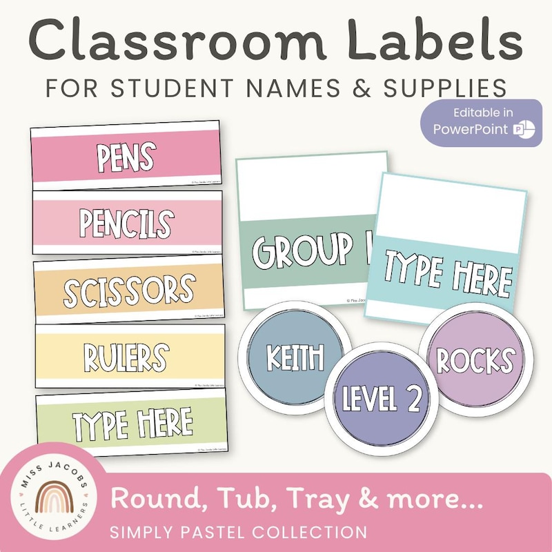 Peg Labels Editable - Etsy UK