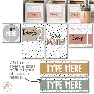 SPOTTY BOHO Classroom Decor Bundle Boho Classroom Decorations Boho ...